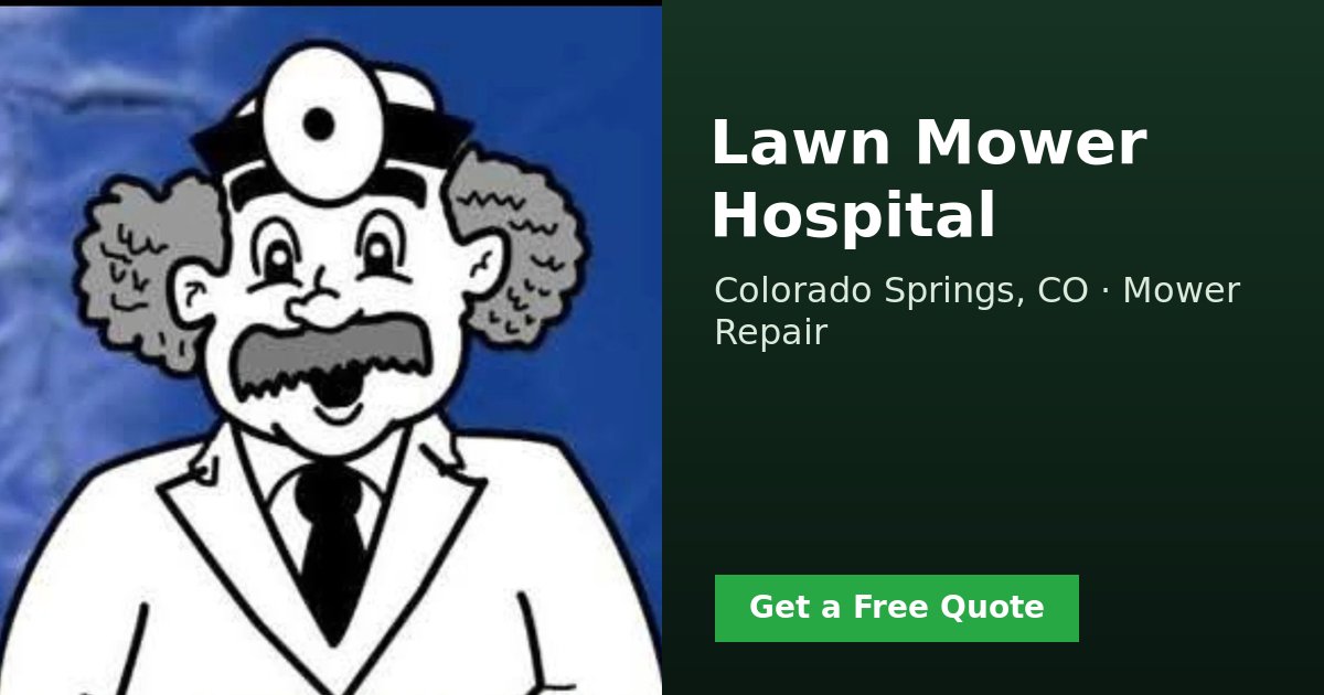 Lawn Mower Repair Colorado Springs