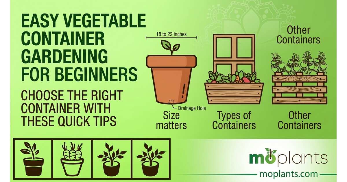 Easy Vegetable Container Gardening for Beginners | GreenPal
