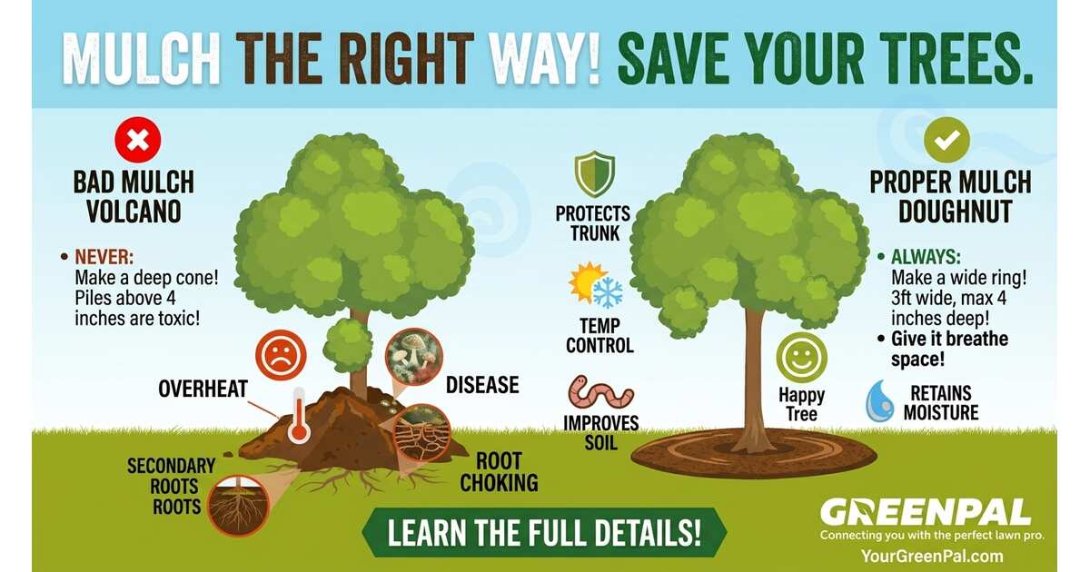 The ultimate guide on how to mulch your tree rings [Infographic]