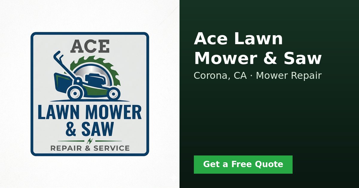 Ace Lawnmower Service Inc